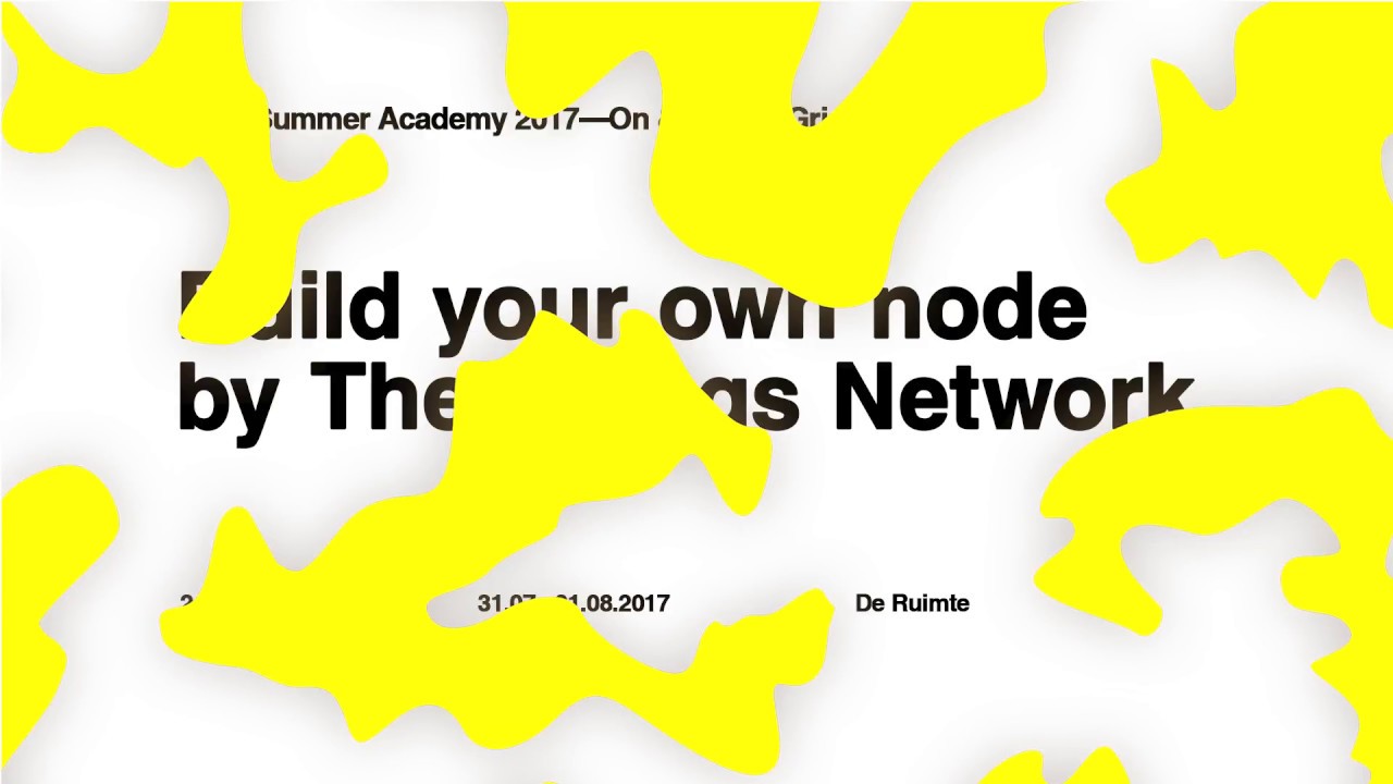 Build your own node - YouTube