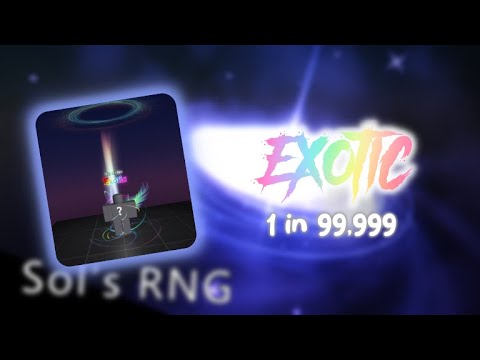Sol's RNG - Exotic (1 in 99,999) - YouTube