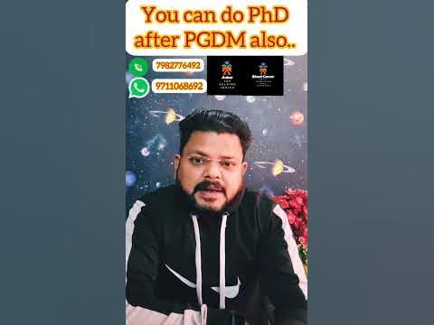 You can do PhD after 🎓PGDM also..#shorts #phd #pgdm #mba #iim #cat2022 #catexam #students # ...