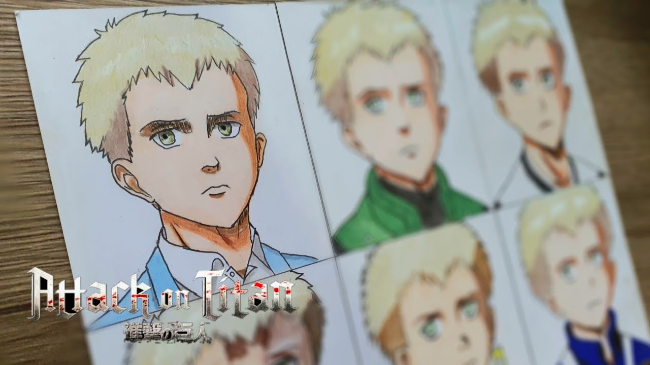 Drawing Falco Grice in Different Anime Styles | Shingeki no Kyojin 進撃の ...