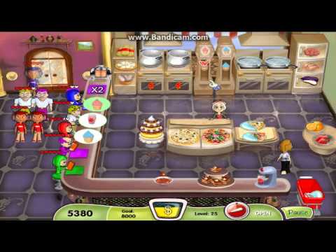 Cooking Dash 1 Level 25 - YouTube