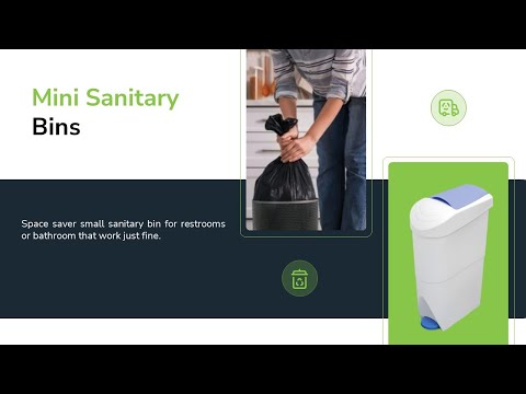 Mini Sanitary Bins | Small Sanitary Bins for Washroom