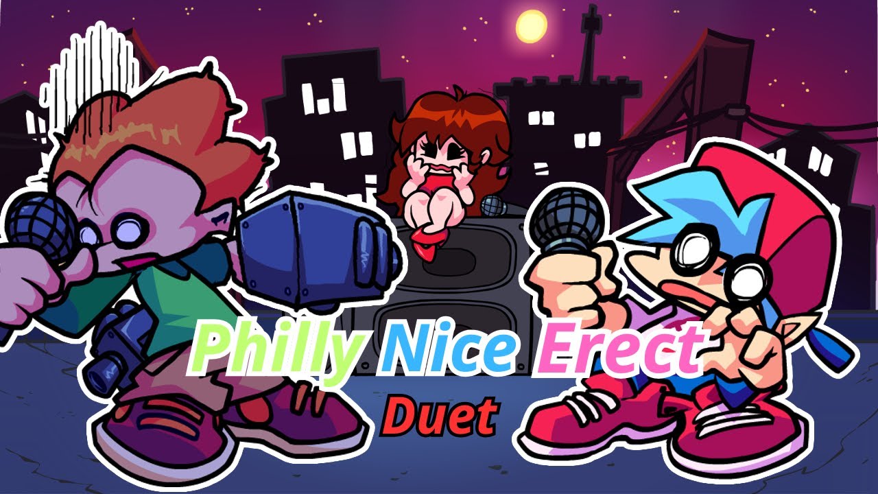 FNF Philly Nice Erect but it's an actual duet [Nonstop] - YouTube