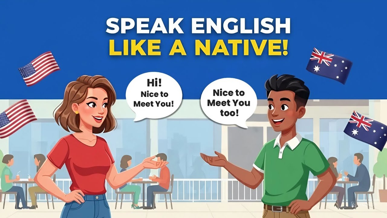 Learn to Speak English Like a Native Speaker | Easy Conversation ...