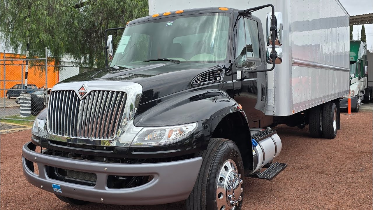 RABON INTERNATIONAL 4300 MOTOR CUMMINS ROJO CAJA SECA EN VENTA ...