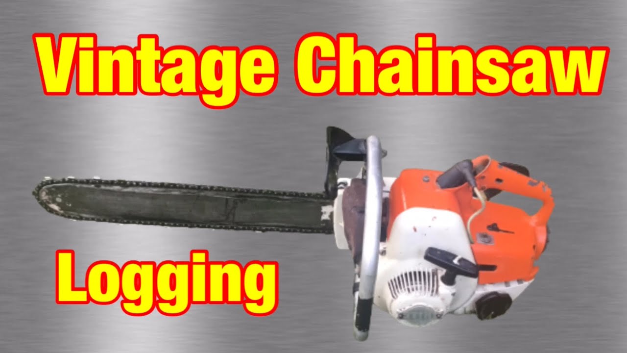 Vintage Stihl 08s Chainsaw ( Raw Logging Footage ) - YouTube