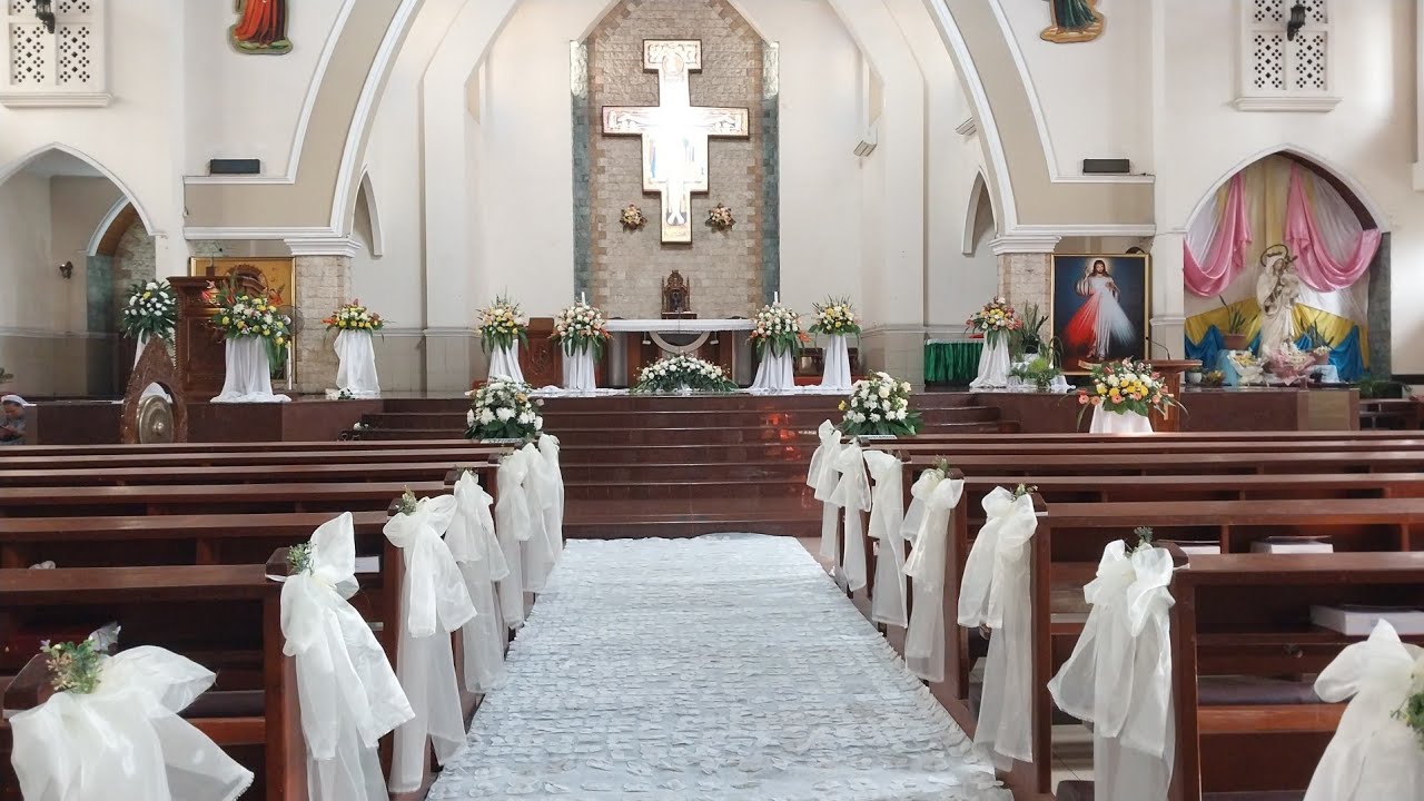 Dekorasi Pernikahan di Gereja Katolik H Wuruk 29 Oktober 2022 - YouTube