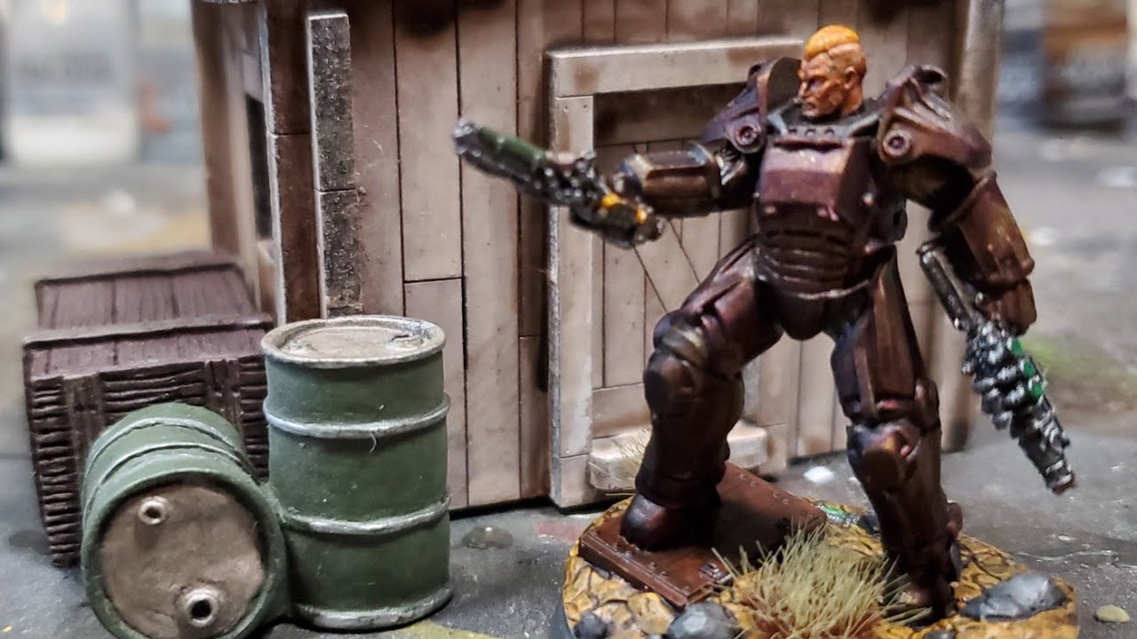 Fallout Wasteland Warfare: Gunner Commander - YouTube
