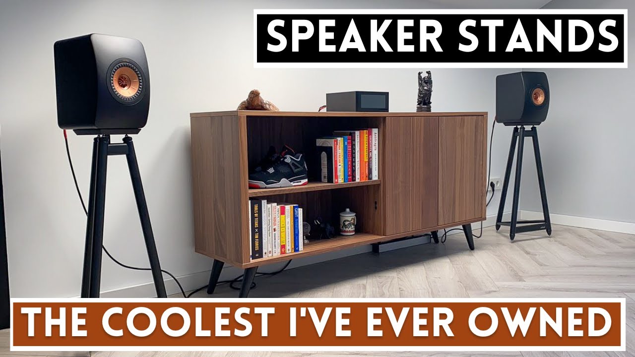 The SolidSteel SS-7 Speaker Stands are the ABSOLUTE BEST. - YouTube