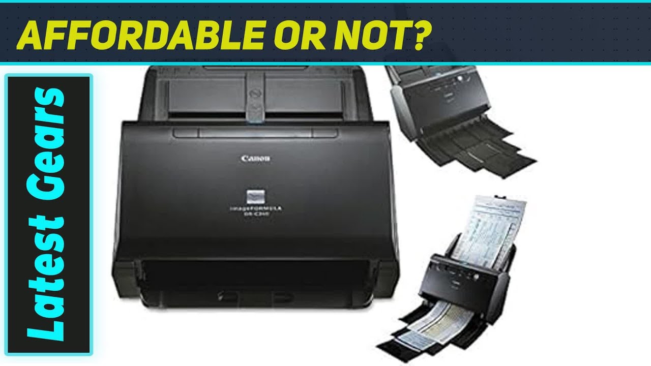 Canon imageFORMULA DR-C240: The Ultimate Office Document Scanner - YouTube