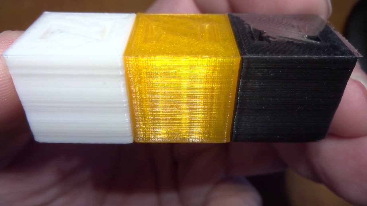Anycubic i3 Mega Z Wobble Vergleich vorher nachher - YouTube