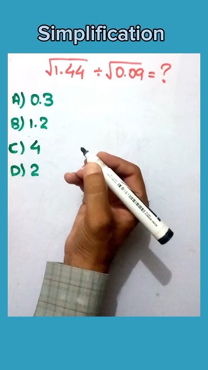 Simplifying division of decimal numbers with square roots #shorts #maths - YouTube