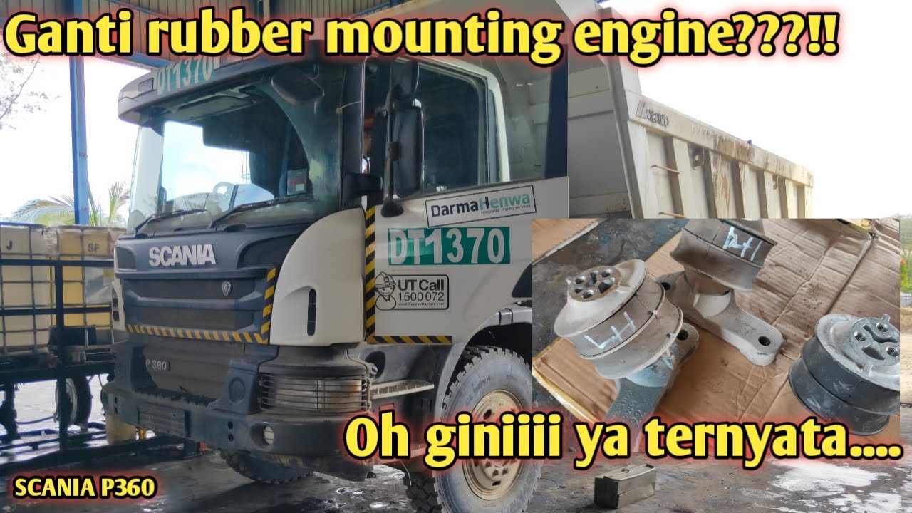 Cara ganti engine mounting scania ( how to replace engine mounting ...
