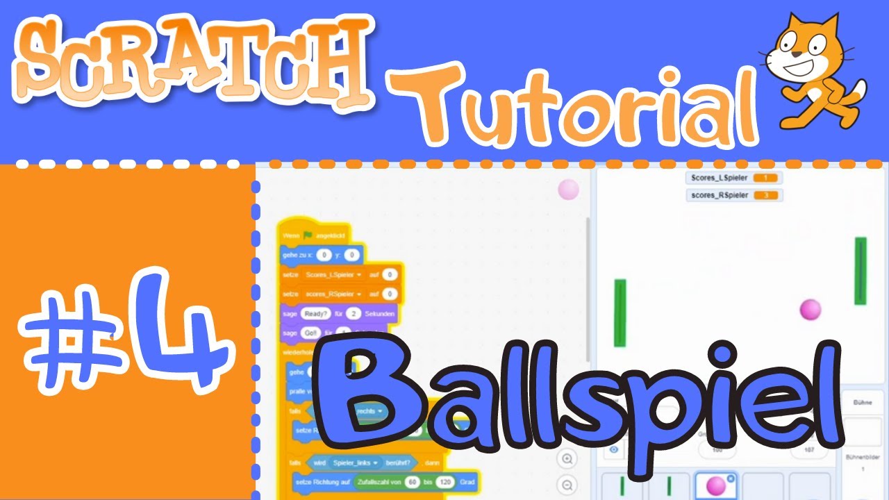 Scratch Ballspiel 4 Teil - YouTube