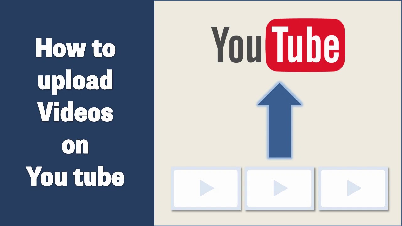 How to upload videos on youtube channel - YouTube