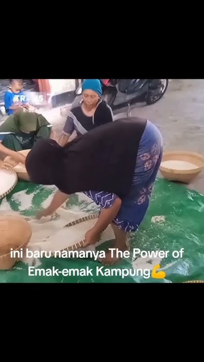 Suasana jiwa Kebersamaan emak emak kampung - YouTube