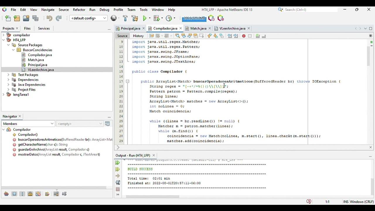 Analizador Léxico en Java (semi-compilador) - YouTube