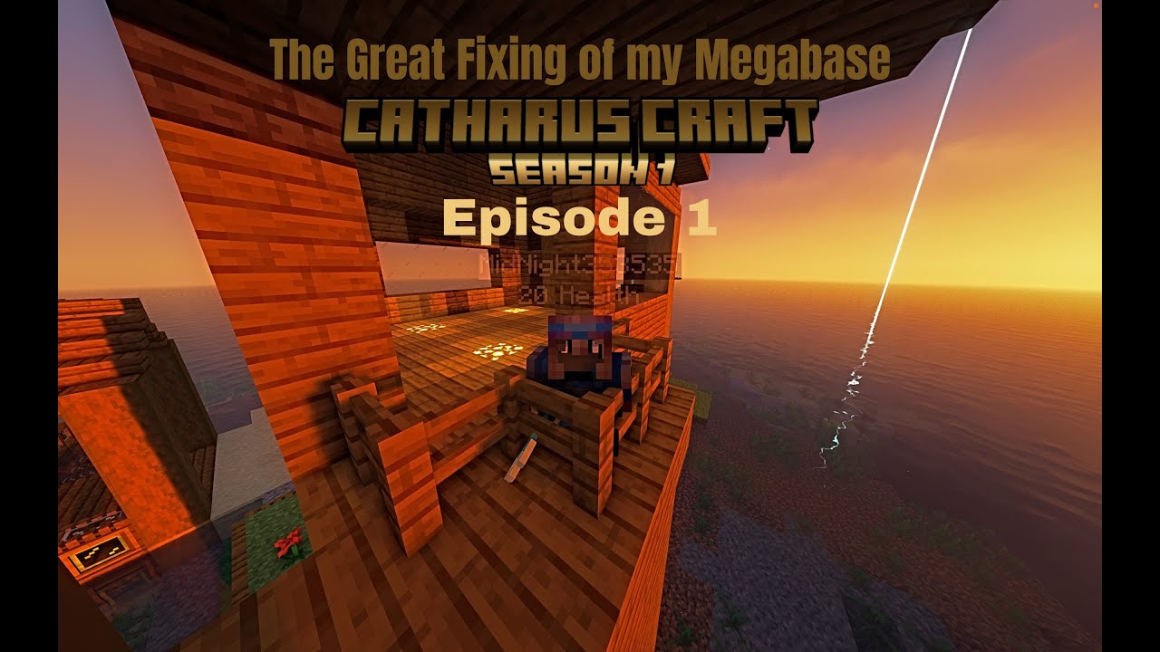 Crafting a Huge Minecraft Base on Catharus Craft! - YouTube