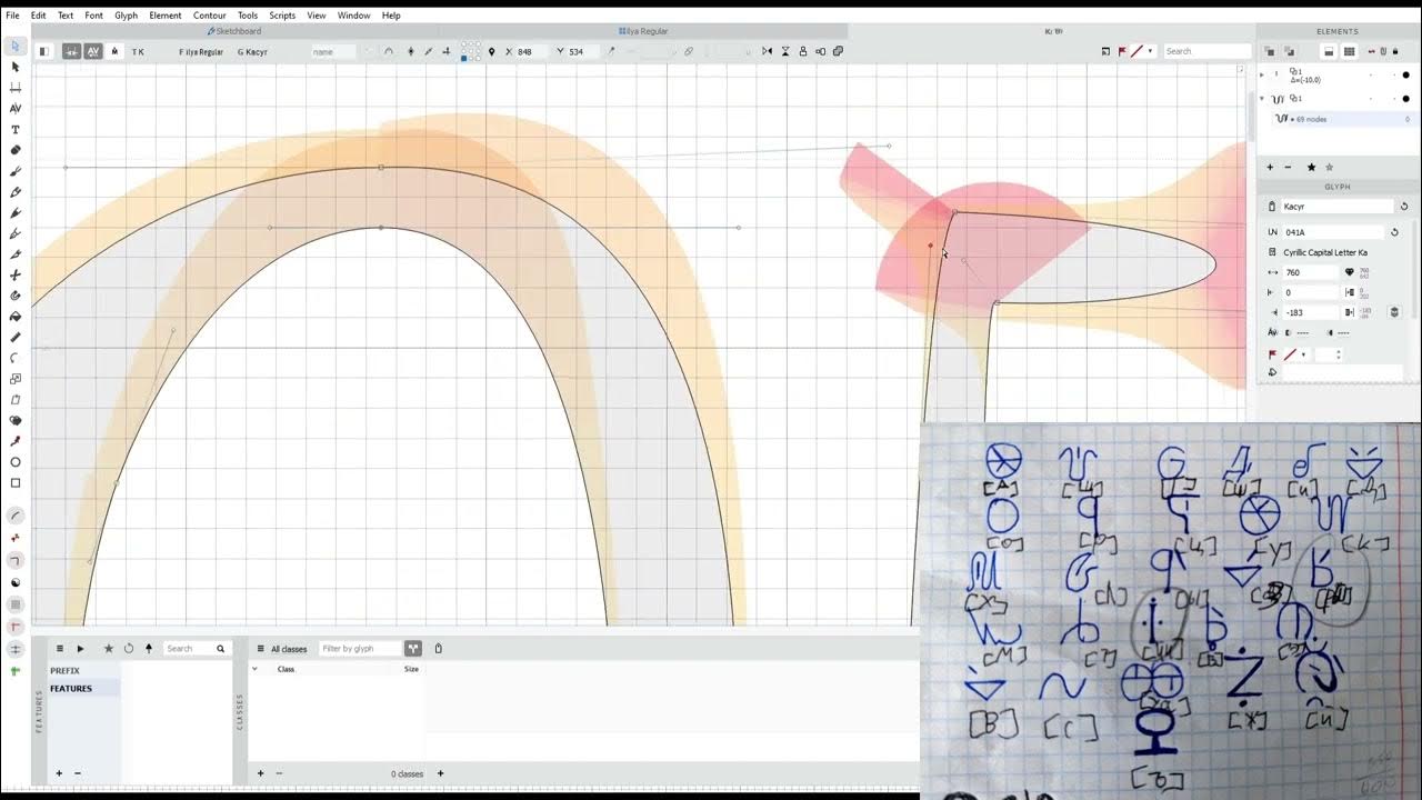 Making Neography in FontLab - A Student's Script - YouTube