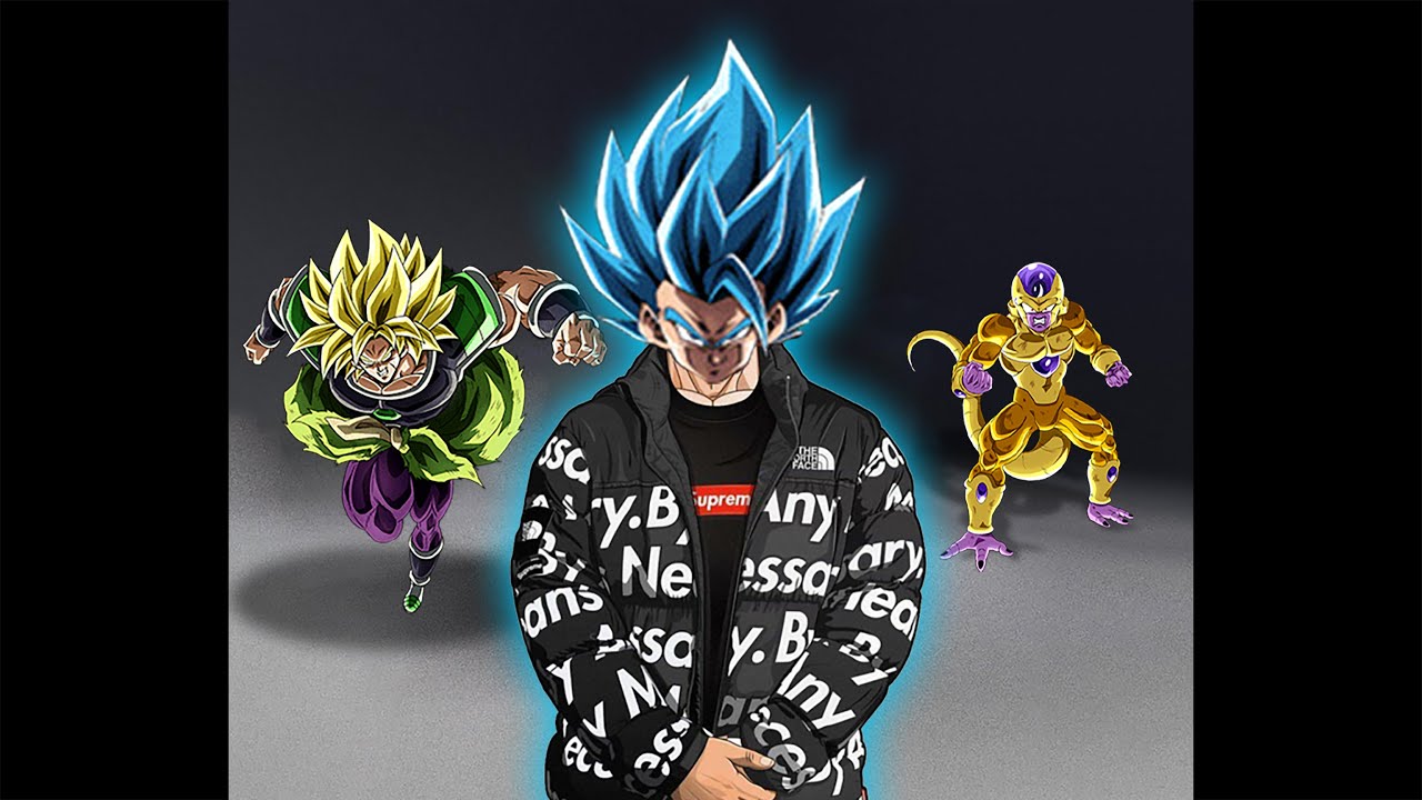 LR Gogeta Blue Drip Theme - YouTube