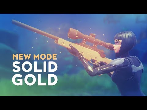 NEW MODE: SOLID GOLD! (Fortnite Battle Royale)