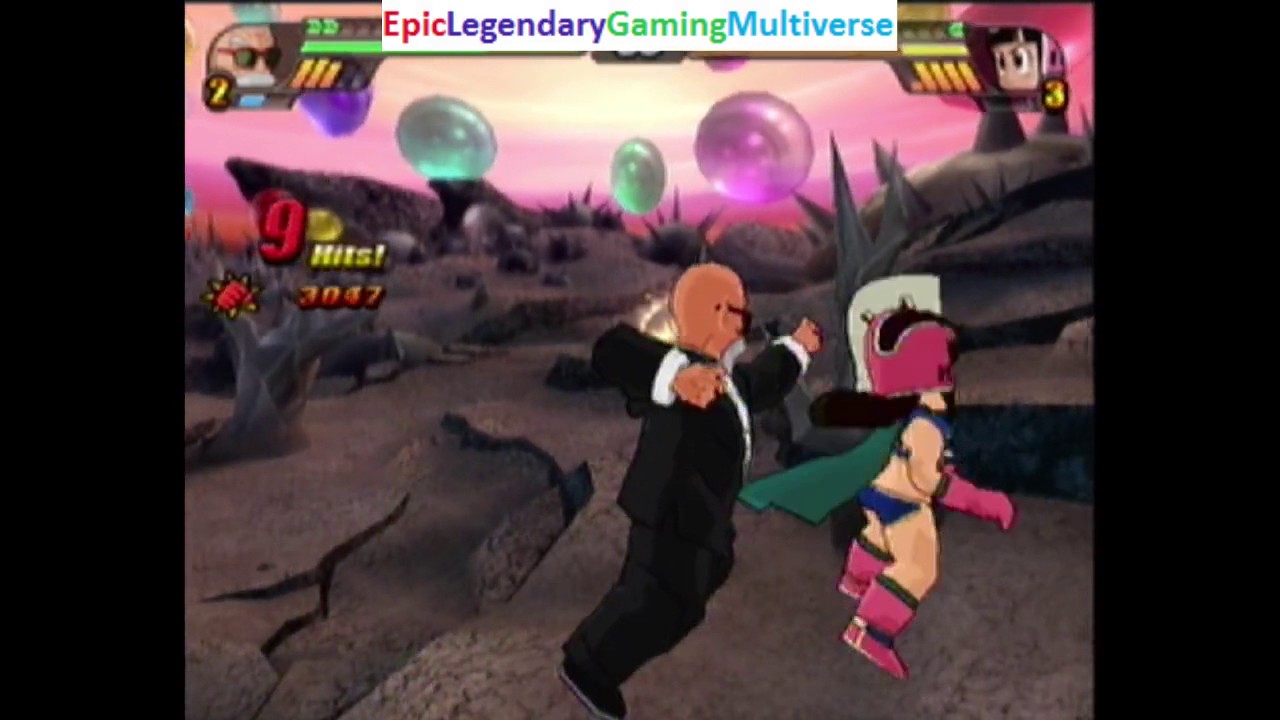 Master Roshi VS Chi-Chi In A Dragon Ball Z Budokai Tenkaichi 3 Match ...