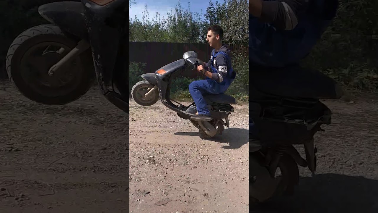 Piaggio zip first run test 80cc - YouTube
