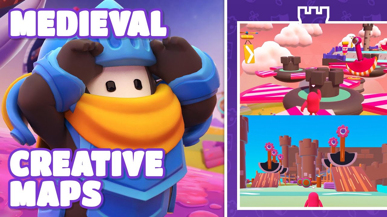 Fall Guys | BEST Medieval Creative maps - YouTube