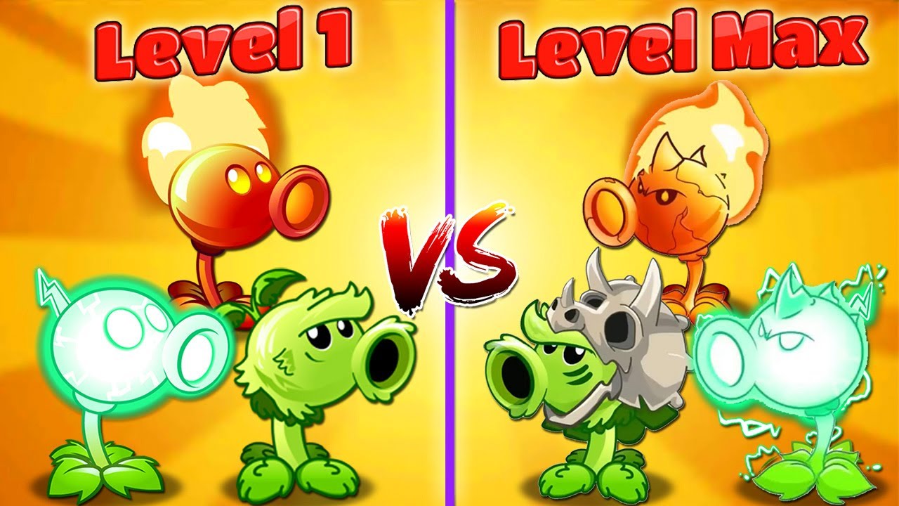 PvZ2 Discovery - All Plants Level 1 Vs Max Level - YouTube