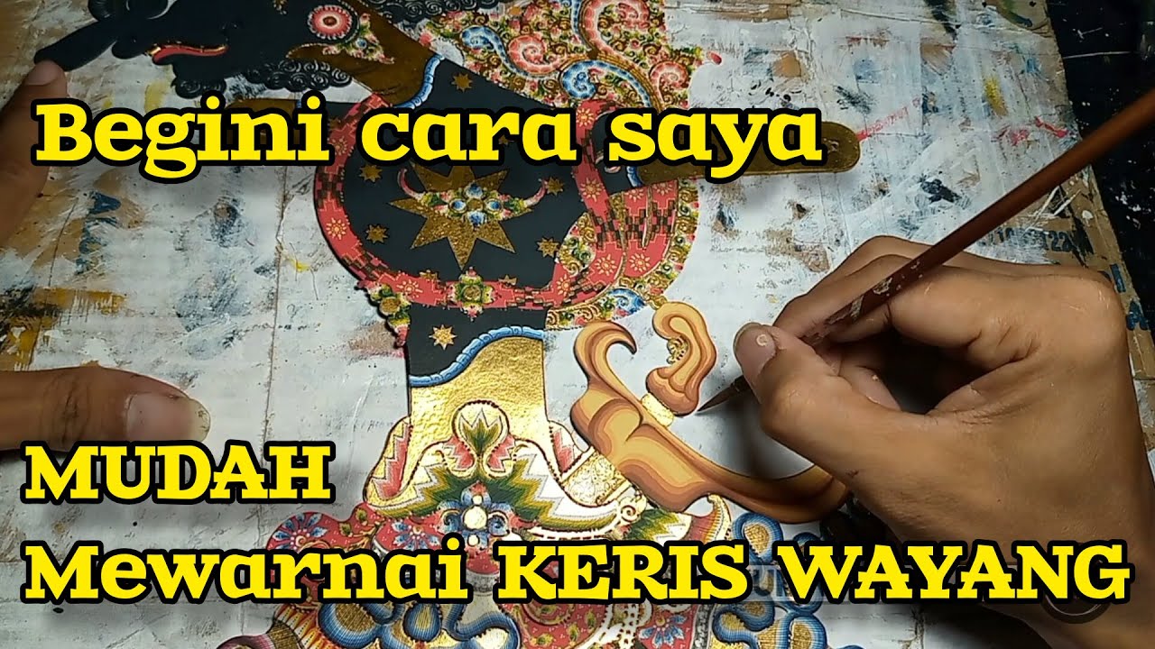 💥 MEWARNAI 📍 KERIS WAYANG 📍 - YouTube