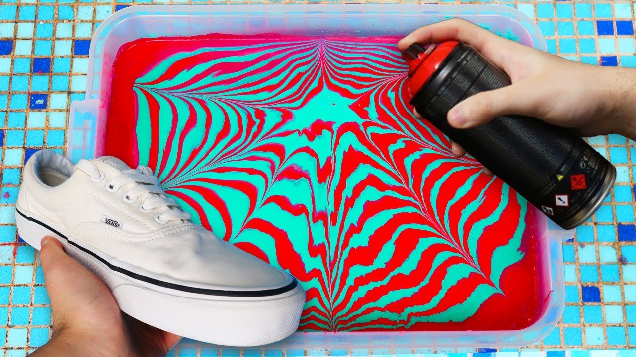 Customize your VANS SHOES with Hydro Dipping !! 🎨 - YouTube