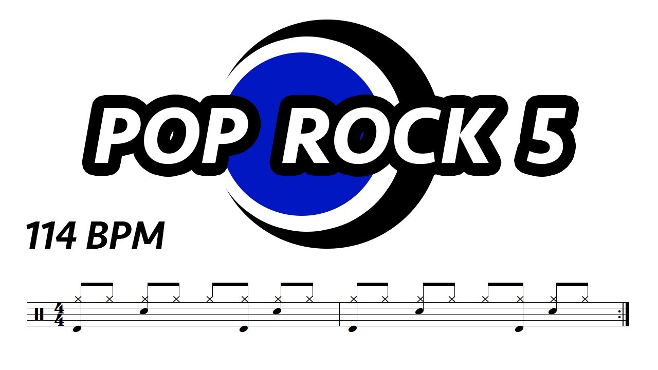 Pop Rock Drum Loop 5 (114 bpm) | Drum Groove | Drum Beat | Drum Track ...