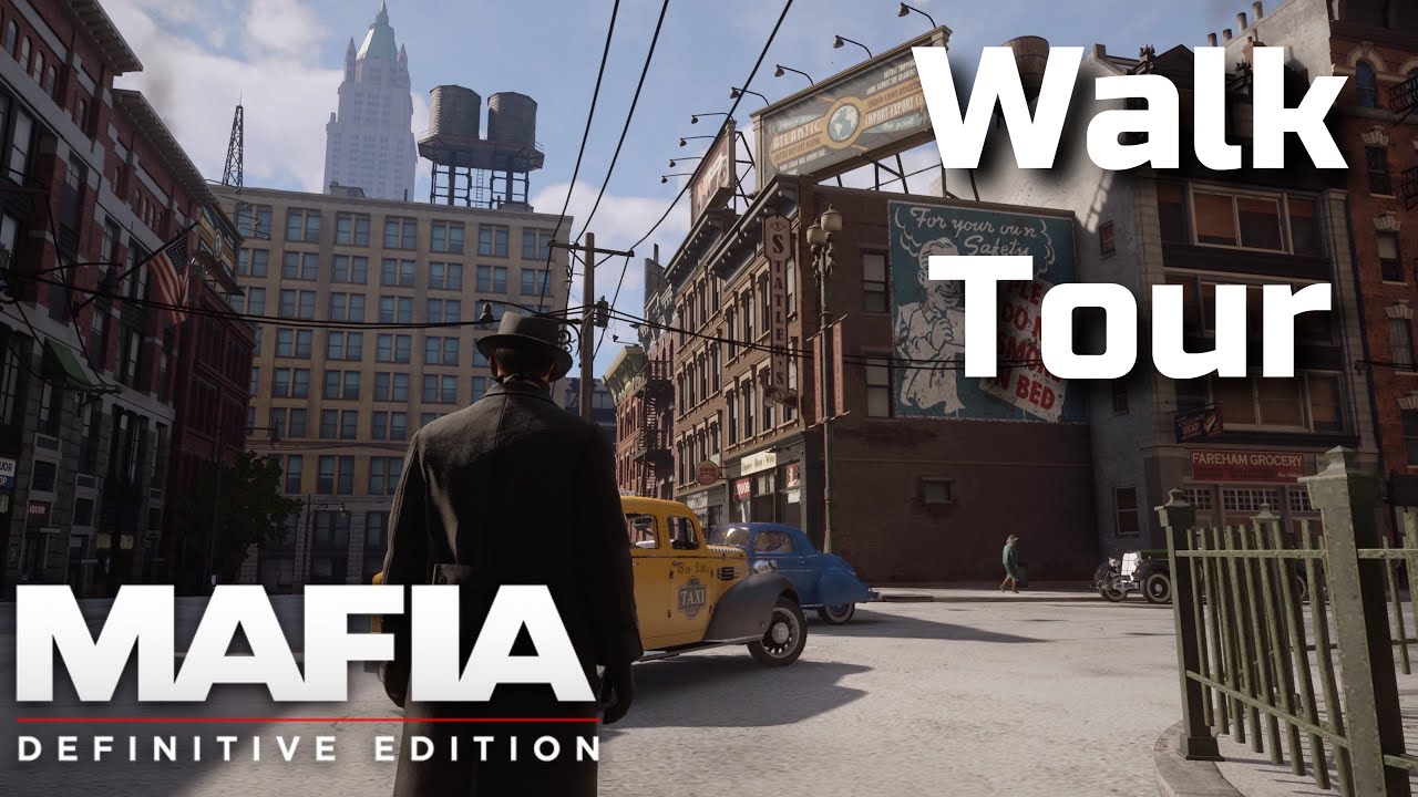 Walk tour -DOWNTOWN - Mafia: Definitive Edition - YouTube
