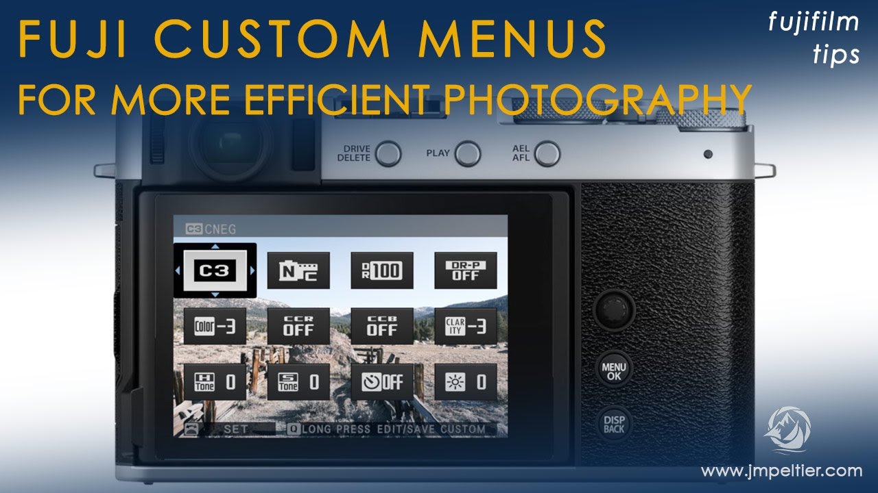 How to Customize Fujifilm Menus for More Efficient Photography - YouTube
