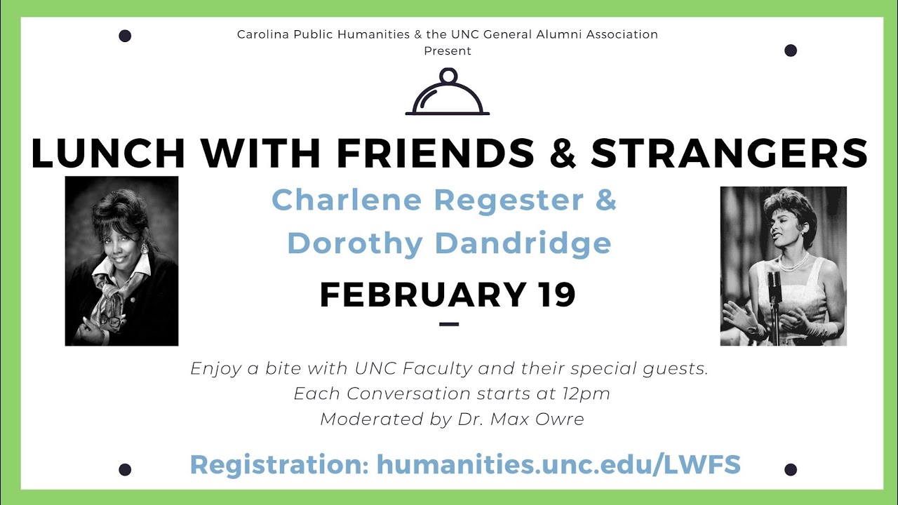 Lunch with Friends & Strangers: Charlene Regester and Dorothy Dandridge ...