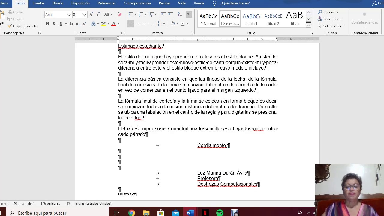TUTORIAL COMO ELABORAR UNA CARTA BLOQUE - YouTube