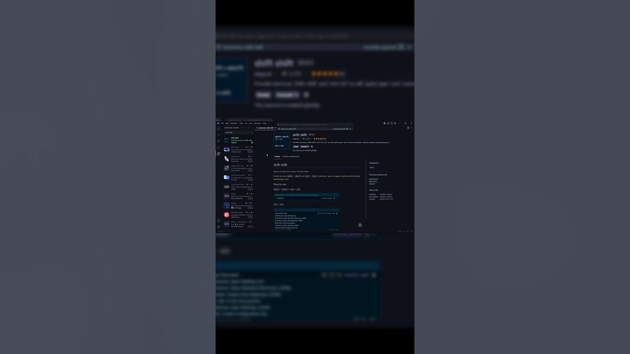 Code Like A Pro Exploring Vscode Extension Shift Shift Vscodeextensions Codewithmayur