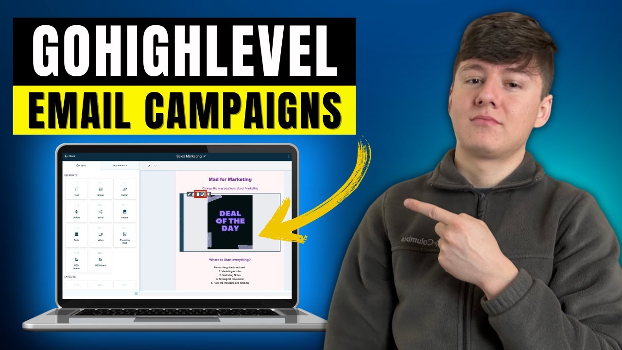 Creating Email Campaigns With GoHighLevel - YouTube