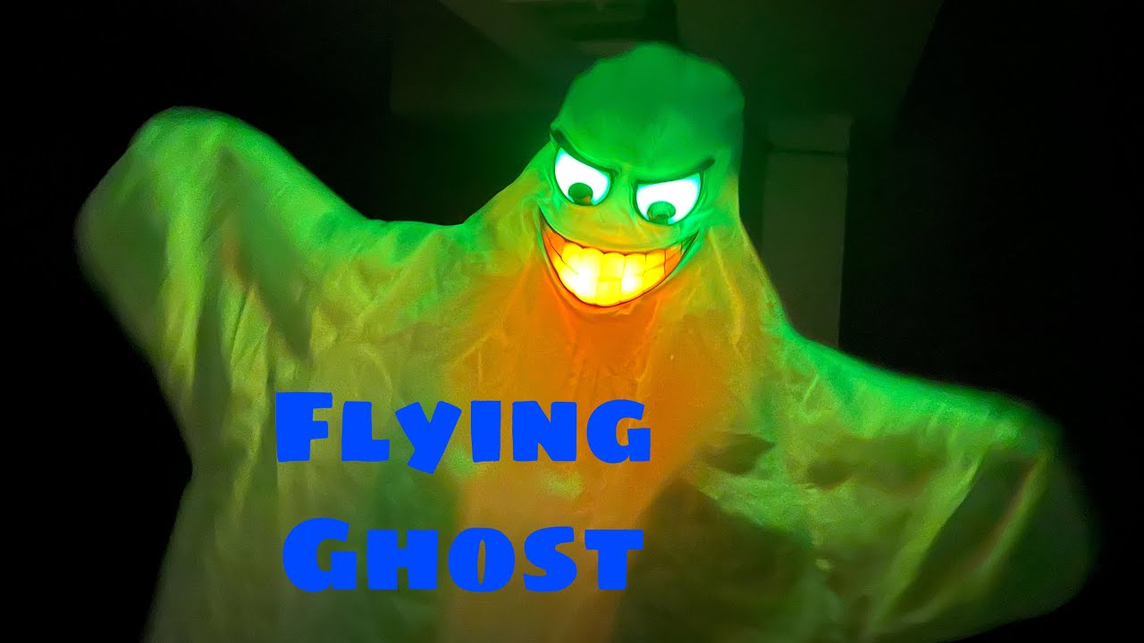 Scary Flying Monsters - Ghost (Crazy Lighted Face) - YouTube