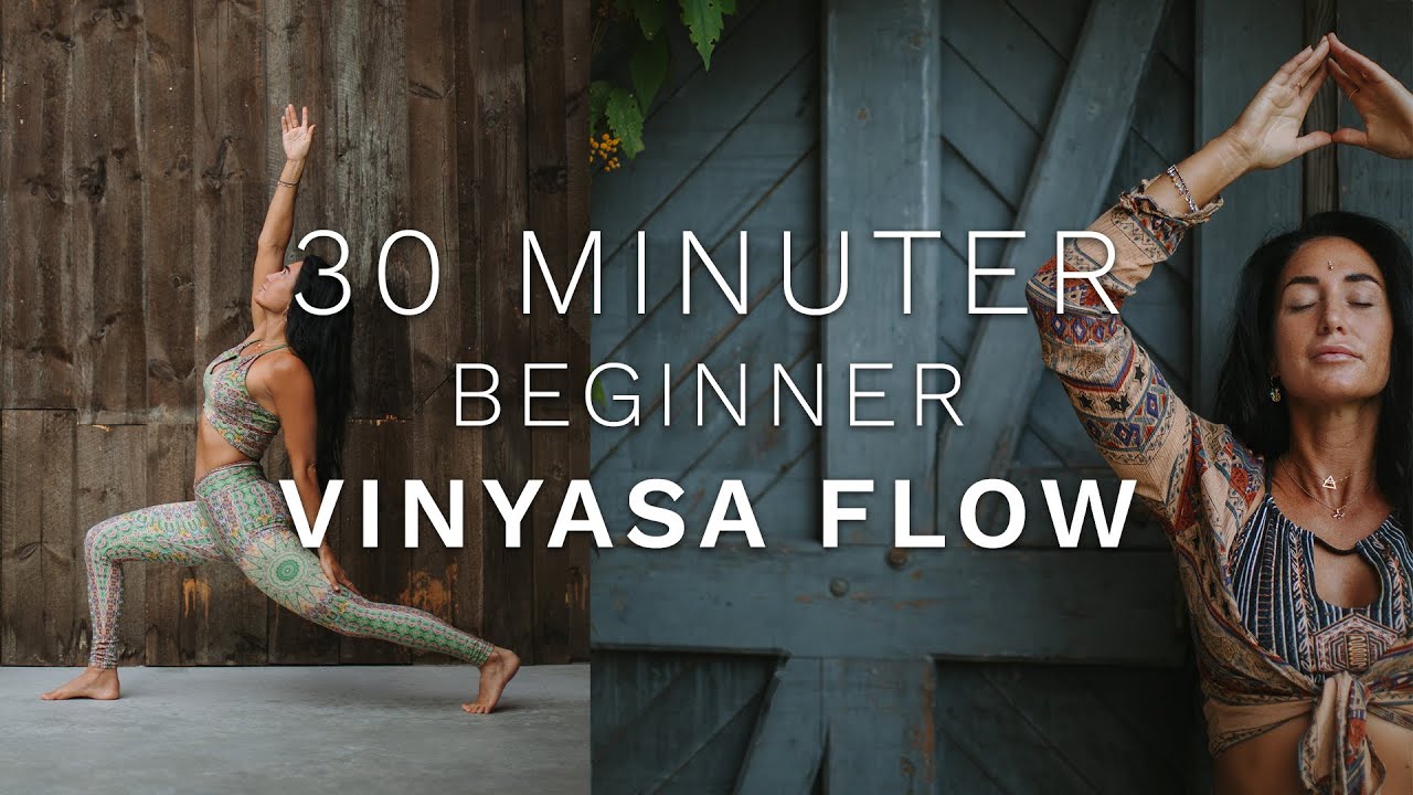 30 Min Beginner Vinyasa Yoga Flow Youtube