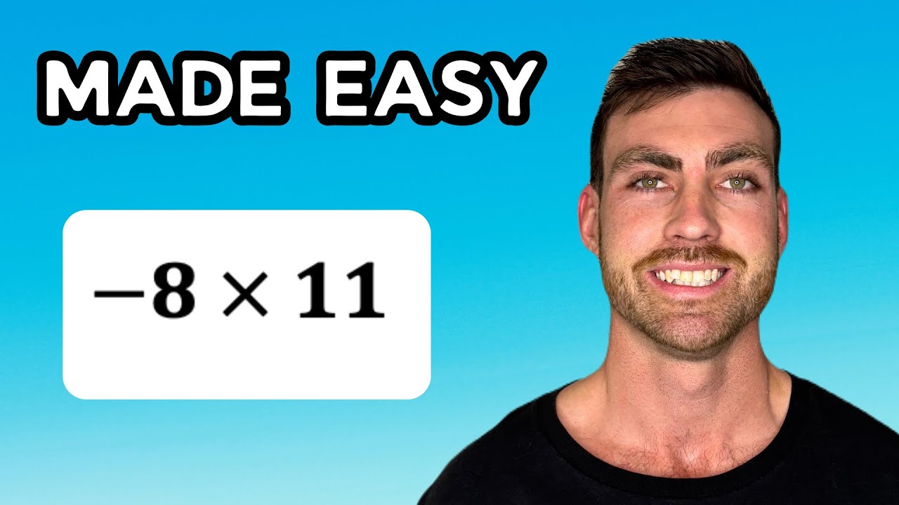 Learn to Multiply Integers Quick & Easy (2 of 2) - YouTube