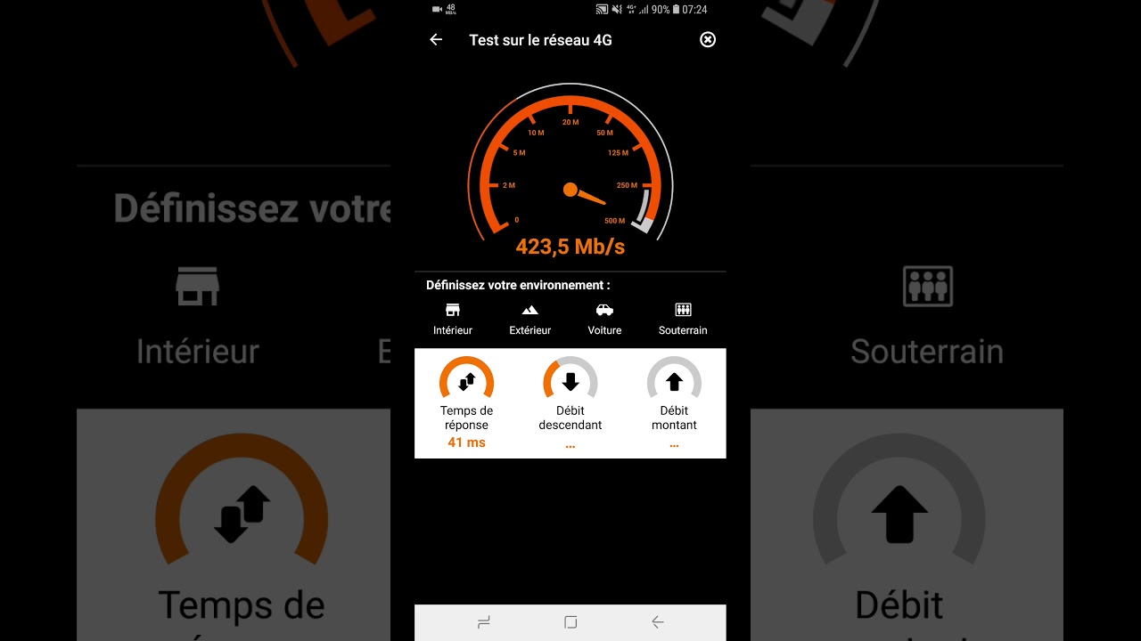 Orange Speed Test