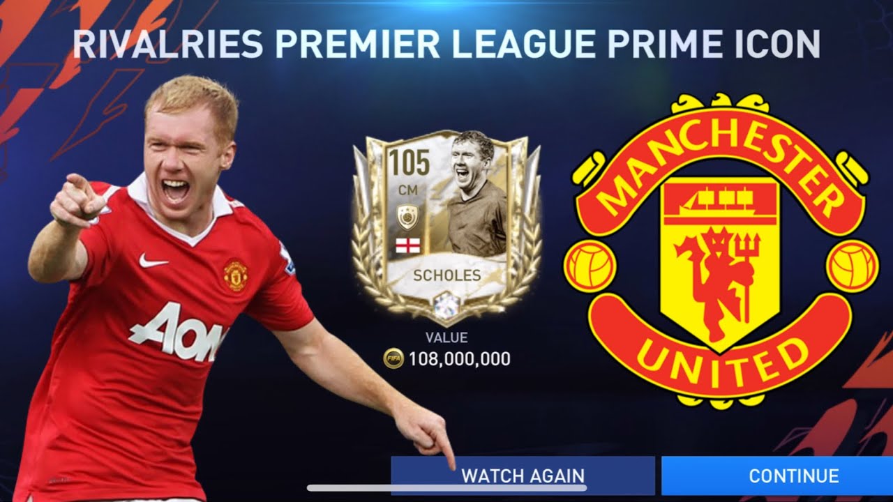 105 RATED PAUL SCHOLES PRIME ICON GAMEPLAY REVIEW FIFA MOBILE - YouTube