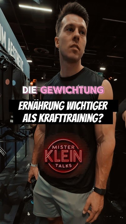 Was denkst du ist wichtiger? #misterkleintalks #gym - YouTube