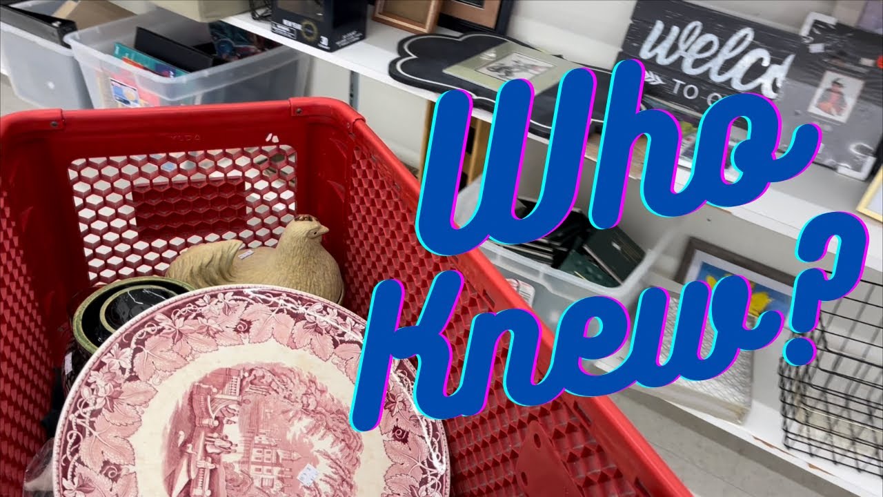 I got a little inspired… Thrifting for Vintage Reselling - YouTube
