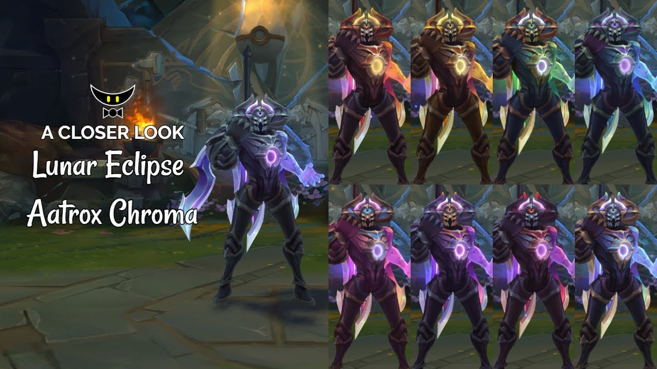 LoL skin 】 Aatrox eclipse lunar / League of Legends Galería de Aspecto ...