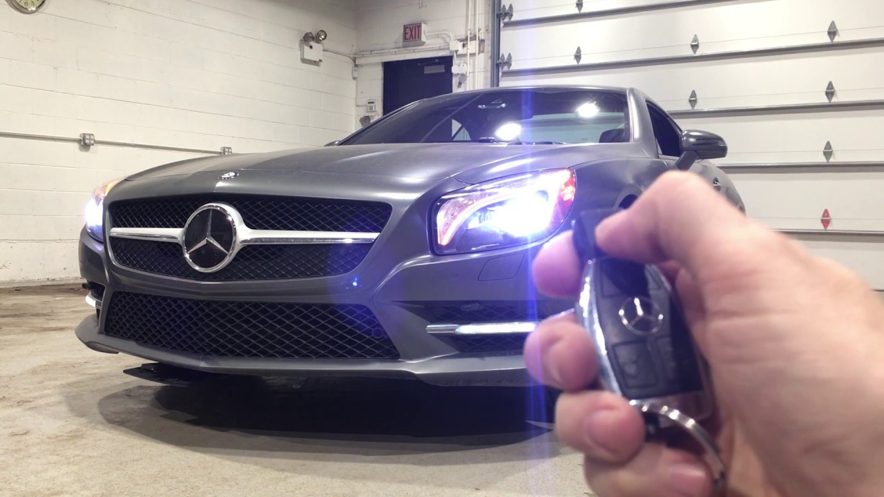 Mercedes Benz R231 SL550 Remote Starter - YouTube
