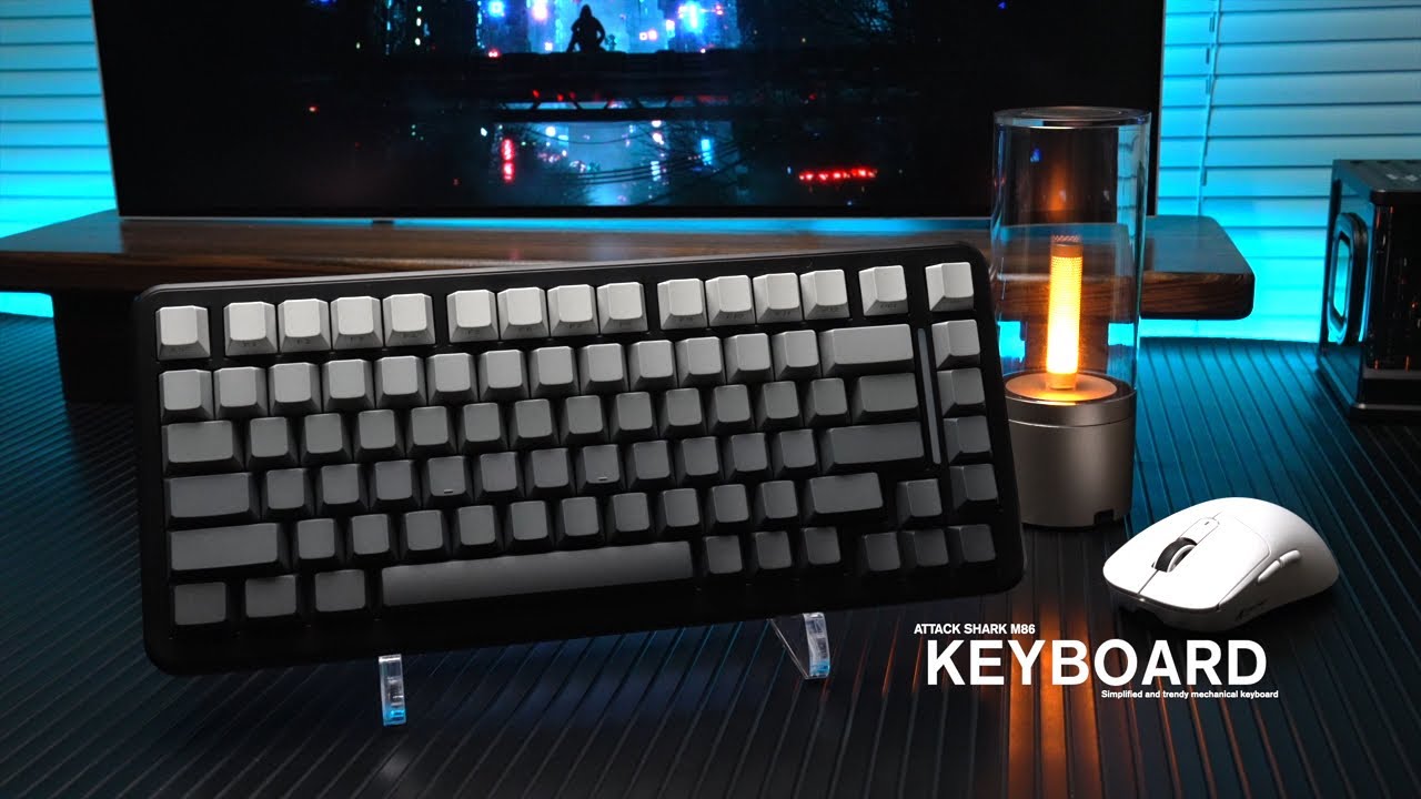 ATTACK SHARK M86 KEYBOARD - YouTube