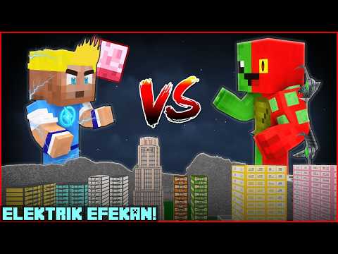 ELEKTRİK ADAM EFEKAN VS MUTANT KAPLUMBAĞACAN! 😱 - Minecraft ZENGİN VS FAKİR HAYATI