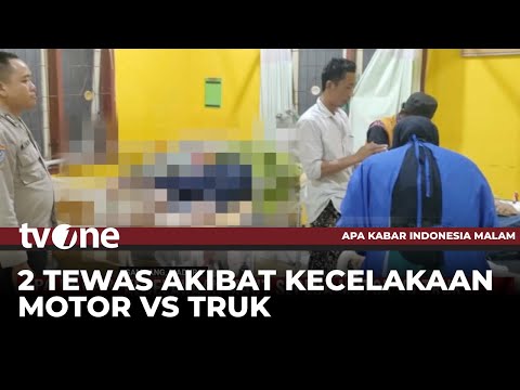 Kecelakaan Maut Sepeda Motor vs Truk, 2 Tewas dan Satu Kritis | tvOne